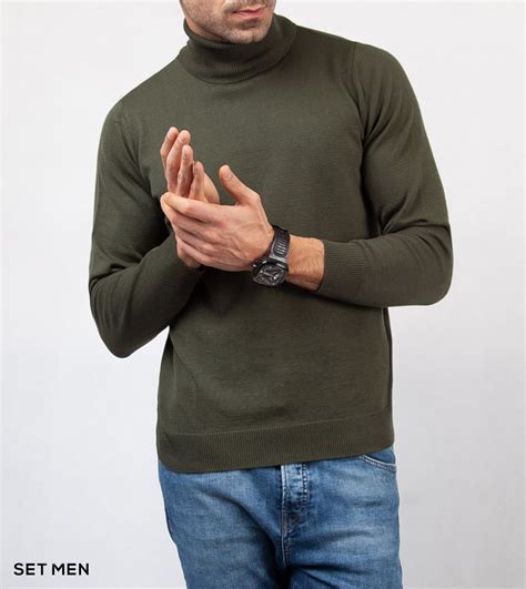 بافت یقه اسکی پوشاک مردانه ست من