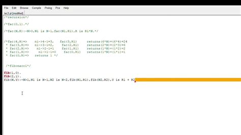 Prolog Recursion Factorial Fibonacci Ai Prolog Recursion Lec 2 Learn With Debjit