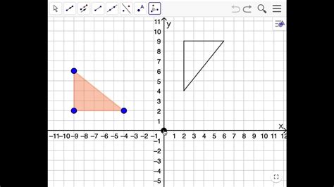 How To Rotate Around A Point In Geogebra Youtube