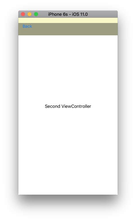 Uinavigationbar Ios 11 Navigation Bar Height Customizing Stack Overflow