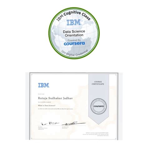 Rutuja Jadhav On Linkedin Datascience Coursera Ibm Certified