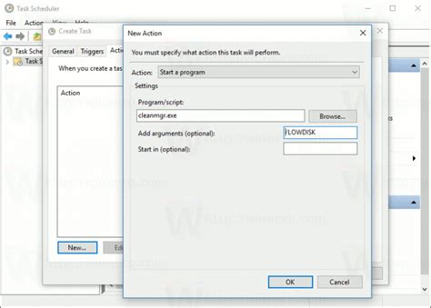Start Disk Cleanup With All Items Checked