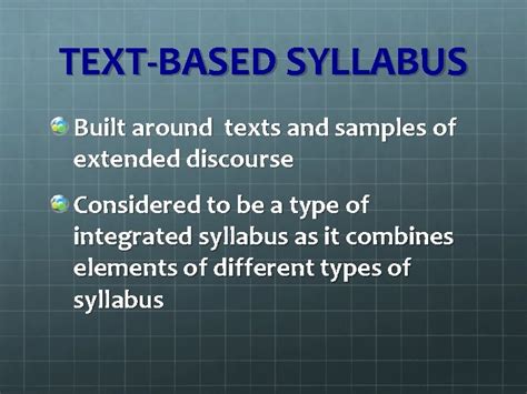 Course And Syllabus Design What Is Syllabus Design
