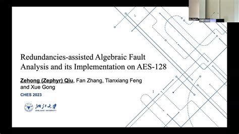 Fault Analysis On Symmetric Algorithms I Ches 2023 Youtube