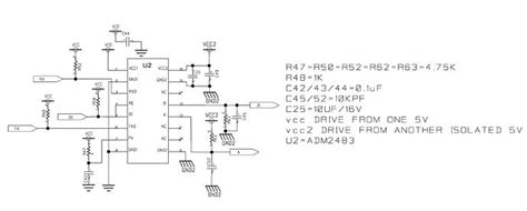 Adm2483 Isolation Circuit General Electronics Arduino Forum