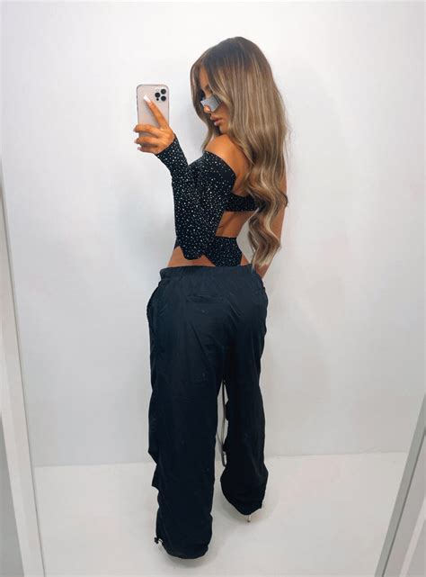 Abigail Diamanté Bodysuit Black Sorelleuk