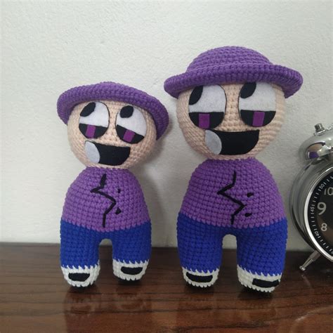 Fnf Banzack Plush Toy Banzack Fnf Crochet Plush Custom Fnf Etsy