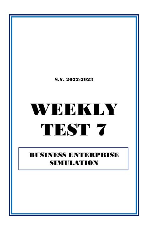 besimulation weekly test 7 s 2022 weekly test 7 business enterprise simulation assessment