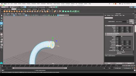Maya Bend Modifier Youtube