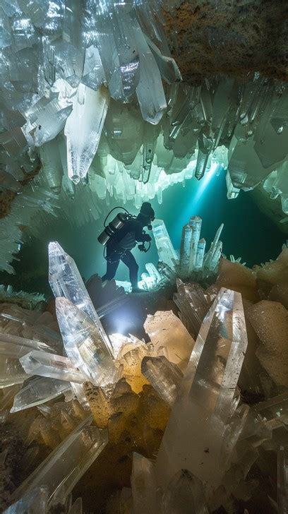 Free Giant Crystal Cave Image Download At Stockcake