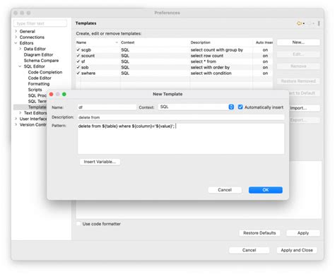 SQL Best Practices In DBeaver Write Queries Faster With SQL Templates