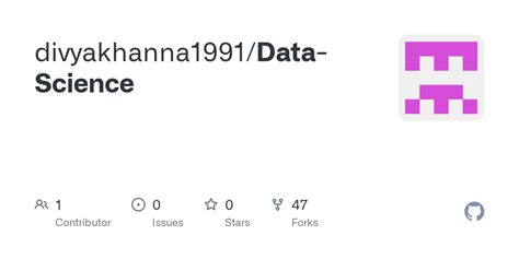 GitHub Divyakhanna Data Science