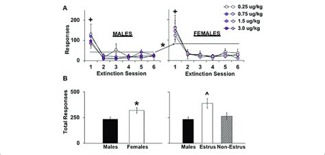 Effect Of Sex Estrous Cycle Phase And Dose On Responding During Download Scientific Diagram