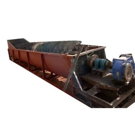 Manganese Steel Spiral Screw Classifier Lifting Capacity 100 Tph At