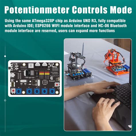Mua Adeept Degree Of Freedom Robot Arm Kit DIY Robot Kit STEM Educational Learning OLED