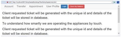 Bootstrap Sticky Header Learn How Sticky Header Works In Bootstrap