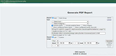 zabbix5 0部署pdf report显示php源代码问题解决 zabbix pdf report csdn博客