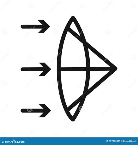 Convex Icon Vector Isolated On White Background Convex Sign Sign And