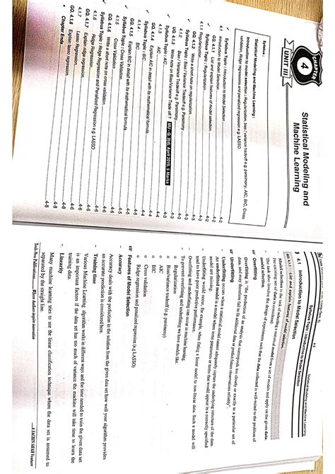 DATA Science UNIT 3 Data Science Studocu