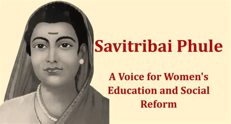 Savitribai Phule A Voice For Womens Education And Social Reform