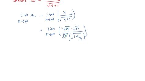 SOLVED Determine Whether The Given Sequence Converges If The Sequence Converges Then Find Its