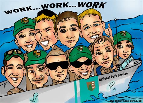 National Park Services Caricature 051612 By Raccoon Eyes On Deviantart