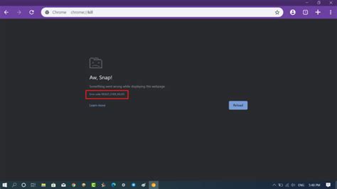 Google Chrome Aw Snap Page Error Code How You Can Fix This