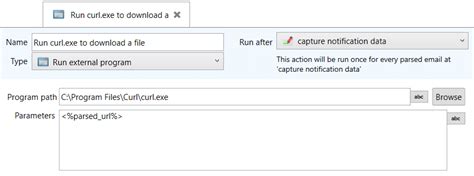 Running An External Program Email Parser Software