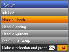 Checking The Print Head Nozzles