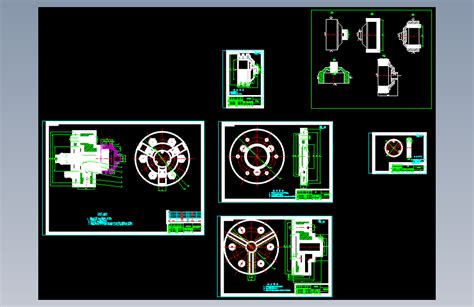 带轮机械加工工艺及夹具设计 autocad 2007 模型图纸下载 懒石网