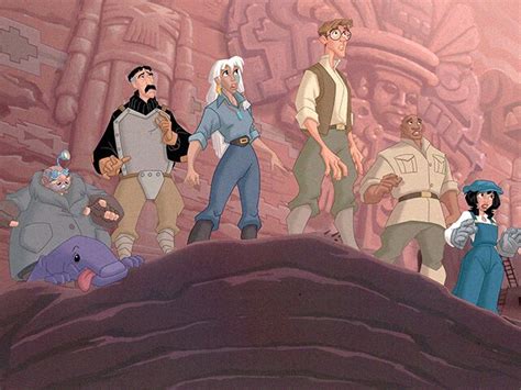 The Lost Empire Atlantis Disney Characters