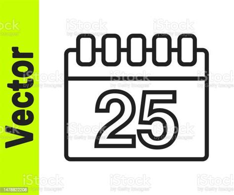 흰색 배경에 격리된 검은색 줄 캘린더 아이콘입니다 이벤트 미리 알림 기호입니다 벡터 3차원 형태에 대한 스톡 벡터 아트 및 기타 이미지 3차원 형태 파일바인더 흰색