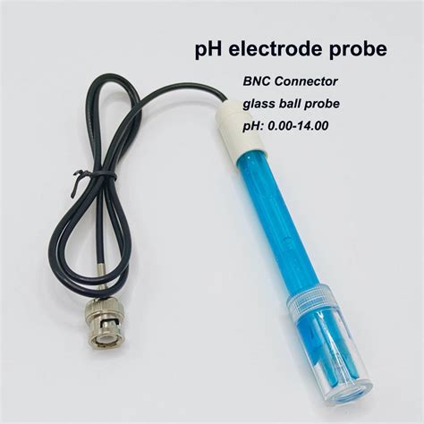 Ph Electrode Sensor Ph Meter Tester 0 14 Value Hydroponic Sensor Bnc Connector Probe Detection
