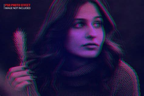 31 RGB Split Double Color Photo Effect Bundle Creative Fabrica