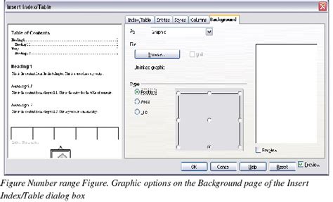Openoffice Writer Using The Background Page