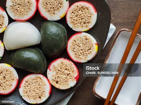 한식 송평 반달모양떡 한국식 사탕 추석음식 0명에 대한 스톡 사진 및 기타 이미지 0명 Washoku 건강한 식생활 Istock