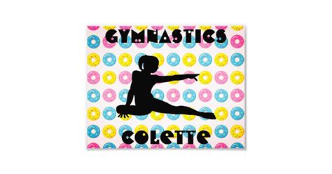Gymnastics And Donuts Photo Print Zazzle