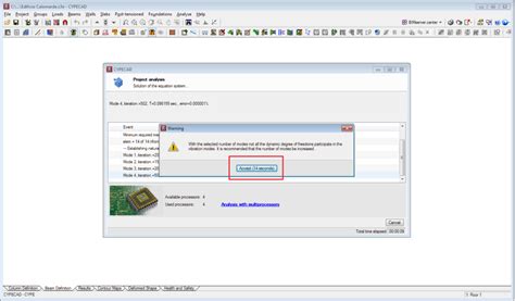 The Analysis Is Not Interrupted With Warnings Requiring Users Approval