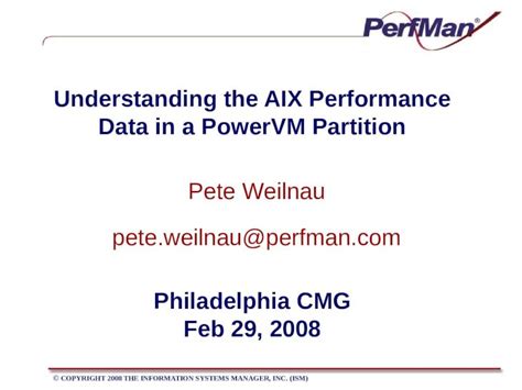 Ppt Understanding The Aix Performance Data In An Ibm Apv Partition Dokumen Tips