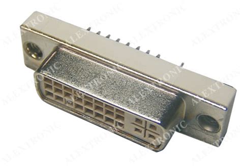 DVI Socket ALEXTRONIC Professional In Metal Plastic Parts Electronic Connector Cable