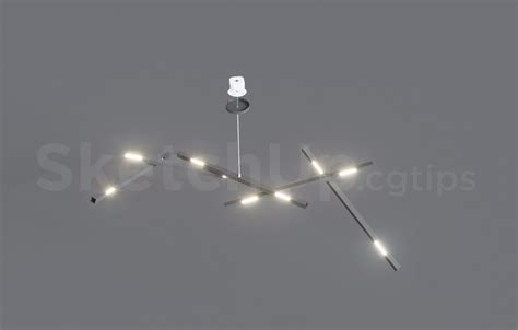 10972 Free Sketchup Ceiling Light Model Download