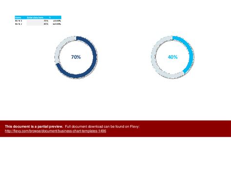 Business Chart Templates Excel XLS