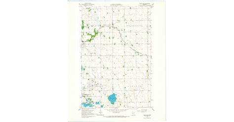 1966 Map Of Tilde Lake Becker County Mn — High Res Pastmaps