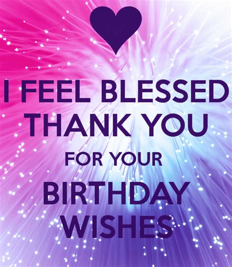 Thank You For Birthday Wishes Facebook