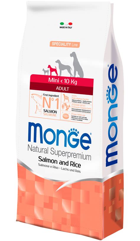 Сухой корм MONGE SPECIALITY DOG MINI ADULT SALMON для взрослых собак ...