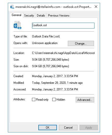 Solution Outlook Data File Access Is Denied Ost Error