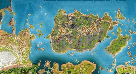 Ark Survival Ascended The Center Resource Map Best Locations For All Materials