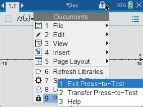 Exiting Press To Test Mode