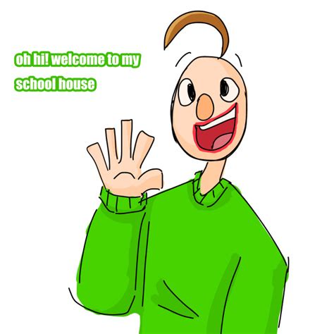 Ask Baldis Schoolhouse On Tumblr Rules Of The School 1 Please Think Before You Ask Im Fine