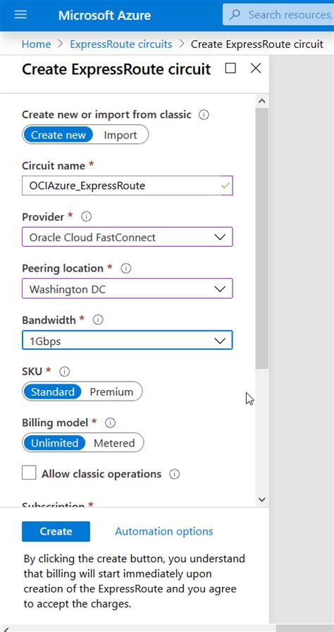 Interconnect Microsoft Azure Expressroute With Oracle Fastconnect